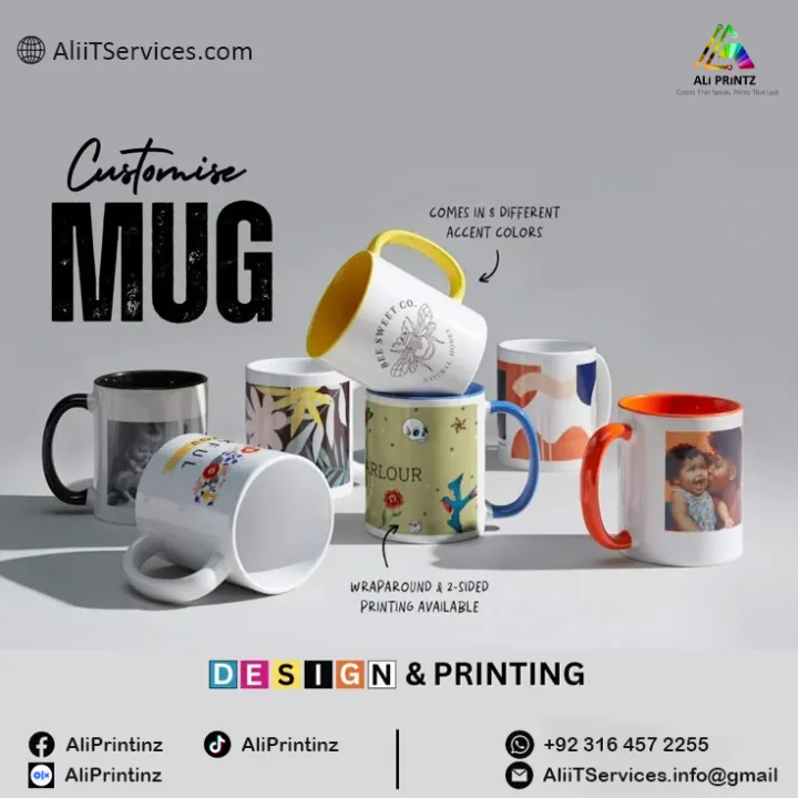 Customized Magic Mug with Photo, Logo, Text or Design – Personalized ...