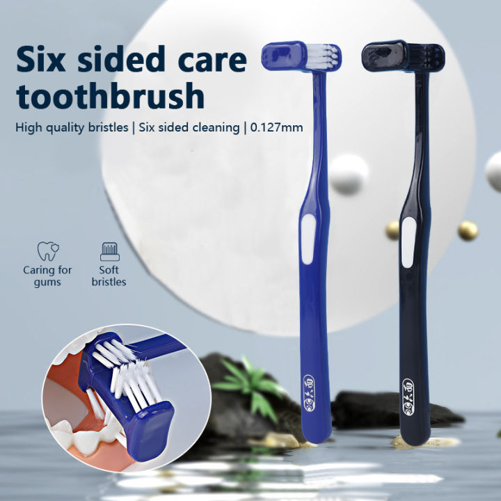 Six-Sided Toothbrush Protect Fragile Gums For Sensitive Teeth And Gums ...