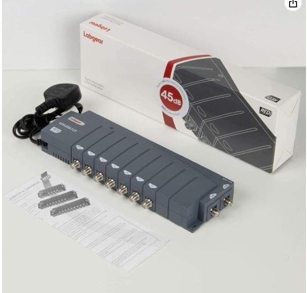 Labgear RED LDA2061LR 6 Out + Full DAB/UHF/VHF TV Distribution ...