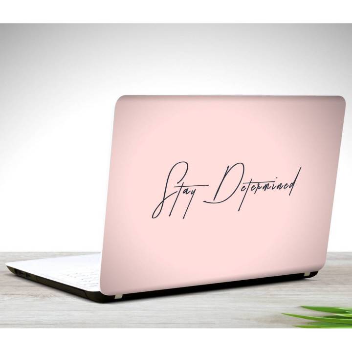 Woman Motivational Quote Pink Laptop Back Skin Vinyl Stickers Decal,12 ...