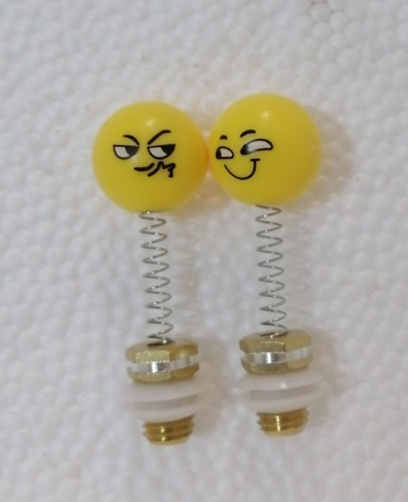Pack of 2pcs Emoji/Spring Emoji//Motorcycle, Bike handle Emoji/Handle ...