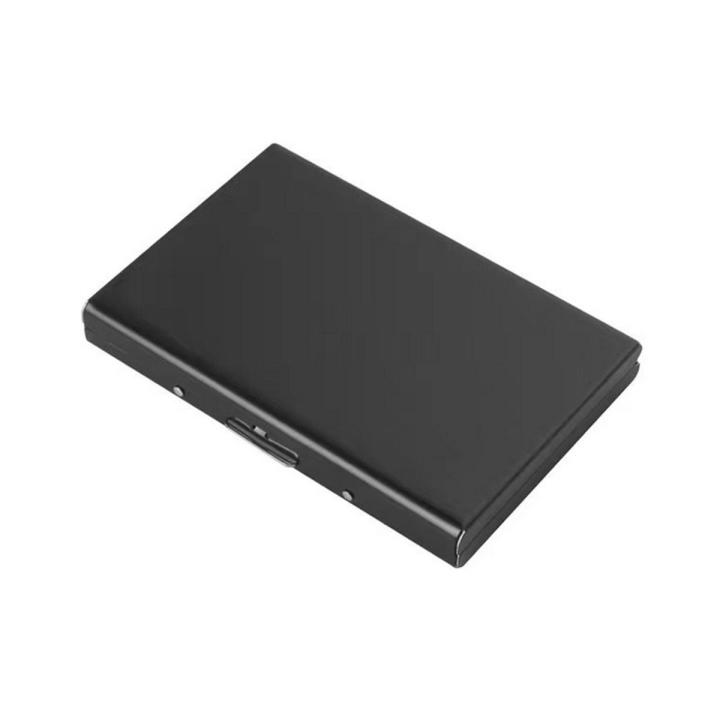 【VA VA VOOM】Men Anti-scan Stainless Steel RFID Blocking Wallet ID Card ...