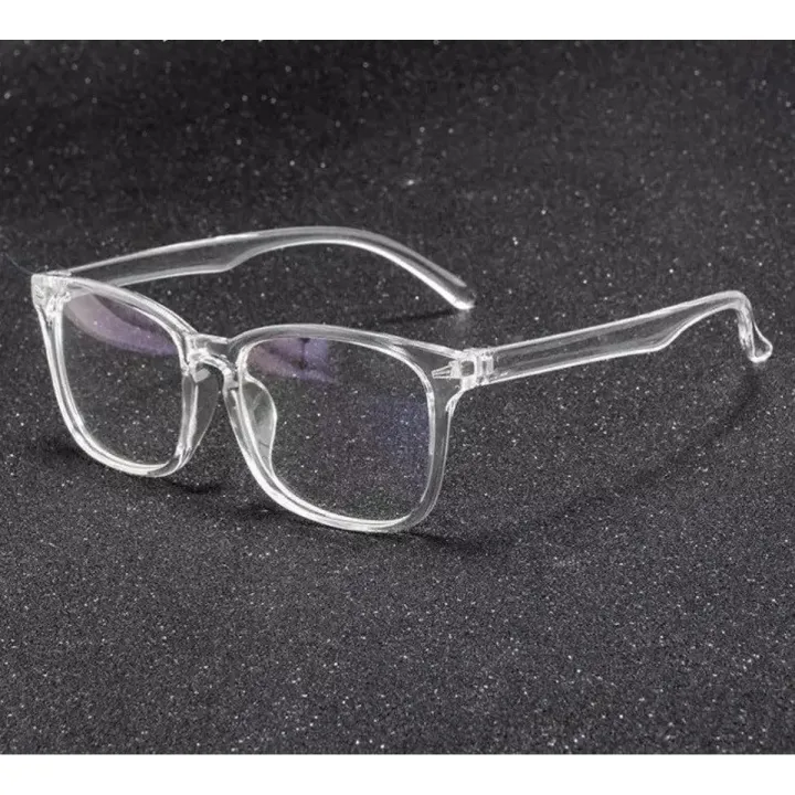 Korean Style Original Transparent Square Frame Glasses for Men - Women ...