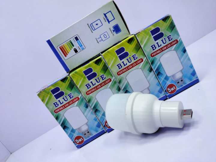 One Pc 5W Portable USB port LED Light Bulb | Daraz.pk