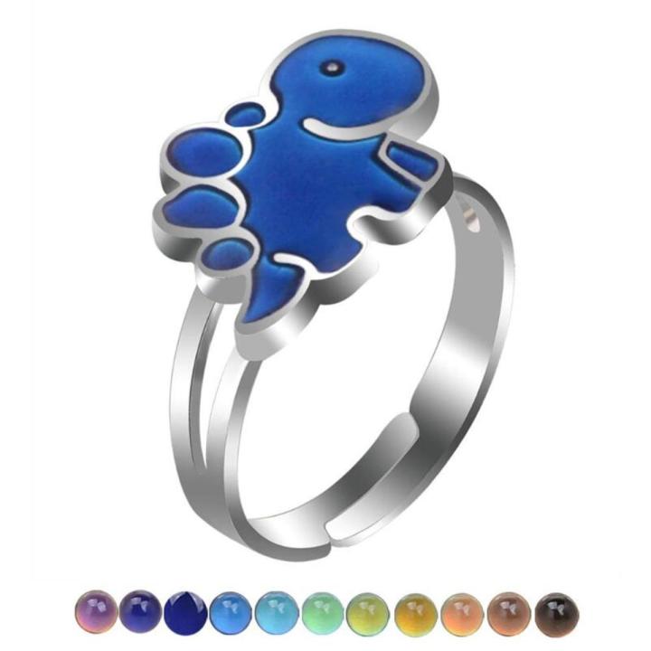 Thermochromic Cartoon Dinosaur Ring And Men's Fashion | Daraz.pk