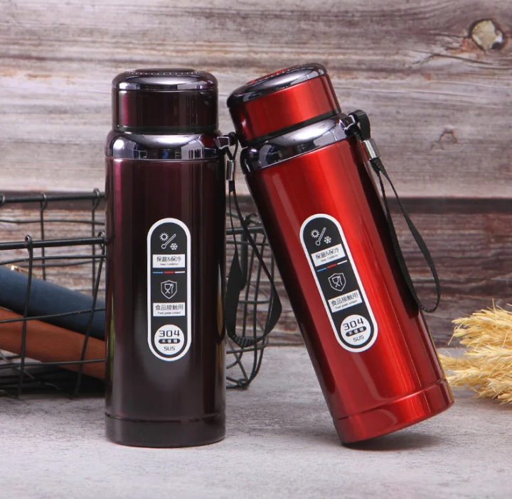 Branded 800ml /1000ml Stainless Steel Water Bottle Large Capacity ...