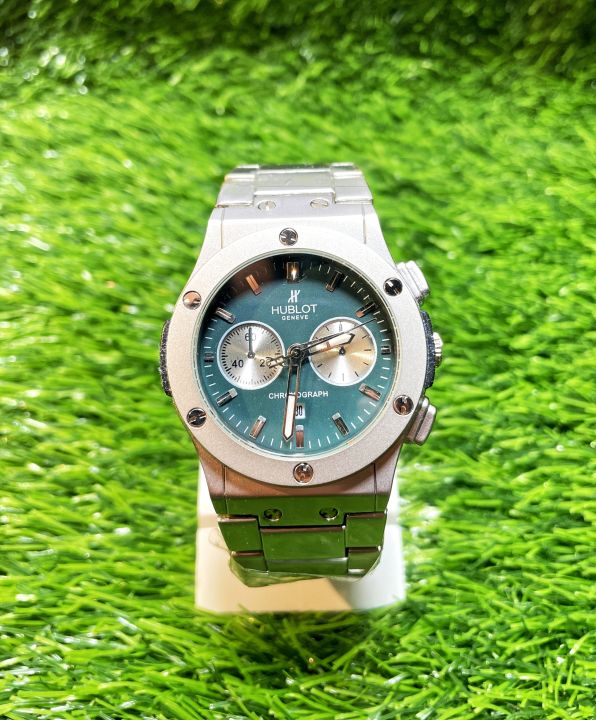 HB Premium Watch For Men - Luxury Silver Matte Chain | Daraz.pk