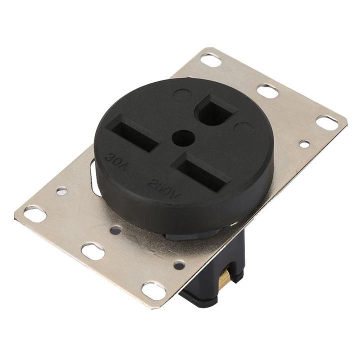 A6-30R 30A 250V Industrial Power Socket 3 Holes Power Socket Plug Wire ...
