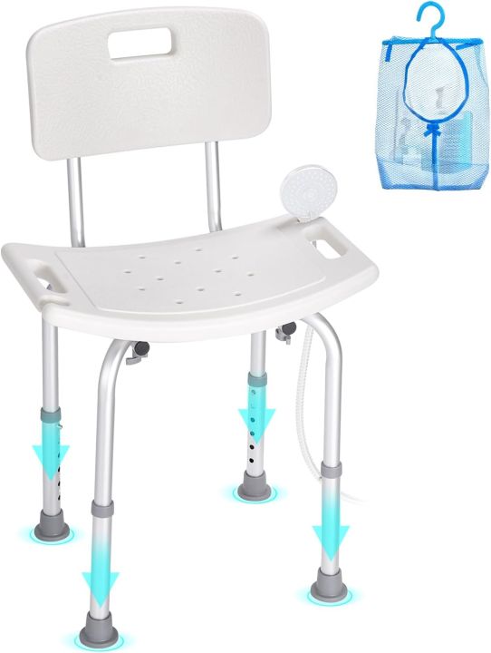 Bath Chair Bath Seat Chiar Shower Chair with Armrests and Back, Great ...