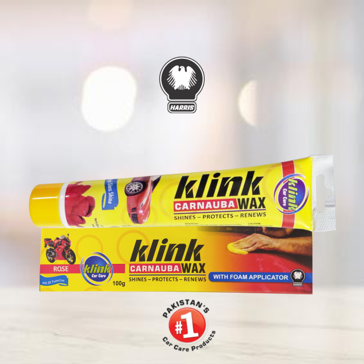 New Packing Klink Car and Bikes Polish Wax Tube WIth Applicator Foam ...