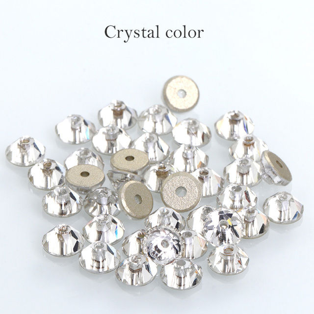 1000pcs 4mm Round Sew On Stone Crystal Color XILION Lochrose Sew On ...