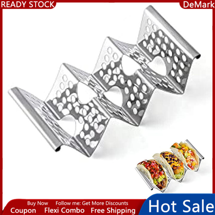 Taco Holders, Taco Stand, Stainless Steel Taco Holder, Each Can Hold 3 ...