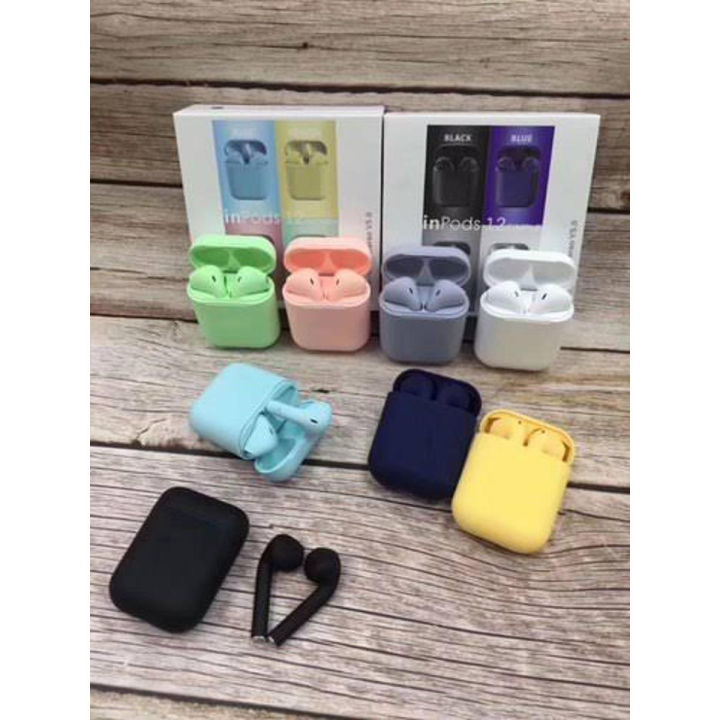 Inpods12 TWS Touch Control Bluetooth Headset In-Ears Wireless Earphone ...