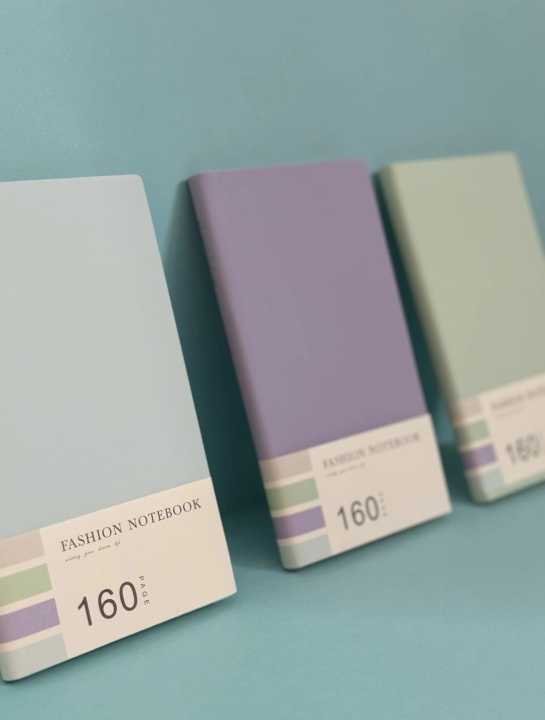 Pastel Faux Leather Cover Fashion Notebook, Fancy Stationary | Daraz.pk