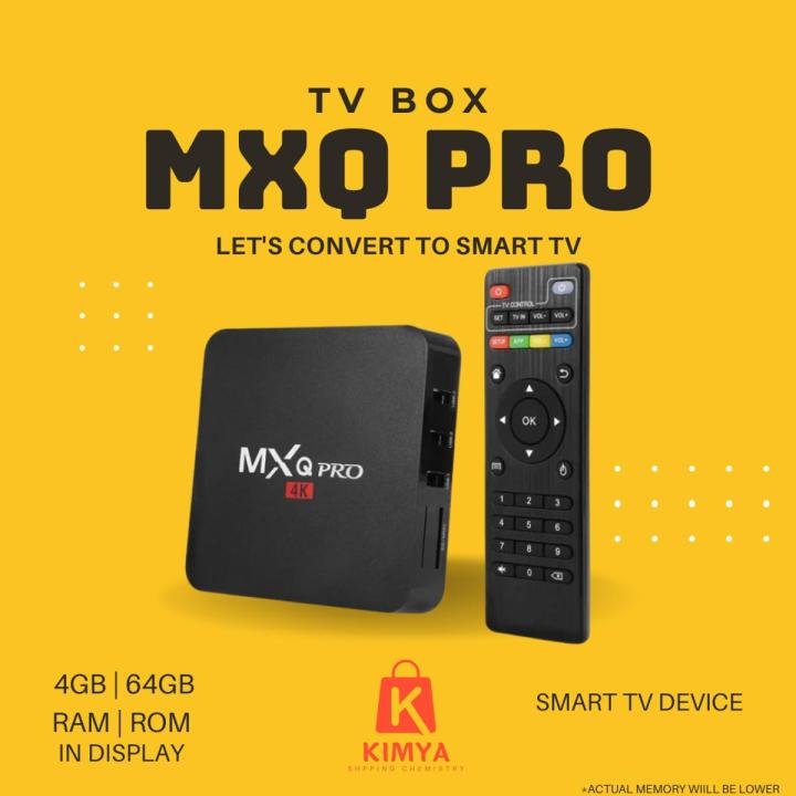 Smart Android TV Box | Device MXQ Pro 4K 4GB Ram 64GB Rom in Display ...