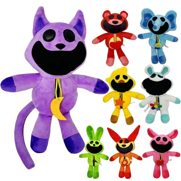 Joyfeel Store 25-34cm Smiling Critters Plush Toy Smiling Critters Cat Nap Catnap Accion Doll ...