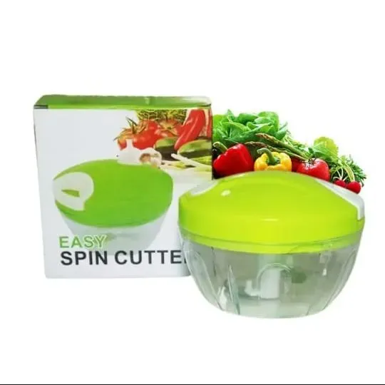 Easy Spin Cutter 3 Blades Easy Spin Multi-Purpose Handheld Food ...