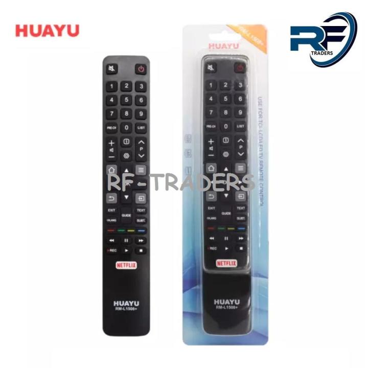 Universal TCL Smart Android LED TV Remote with NetFlex Button Huayu RM-L1508+ | Daraz.pk