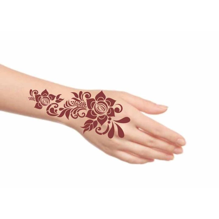 Mehandi sticker, Henna sticker, Henna stencils, Mehndi design, Mehndi ...