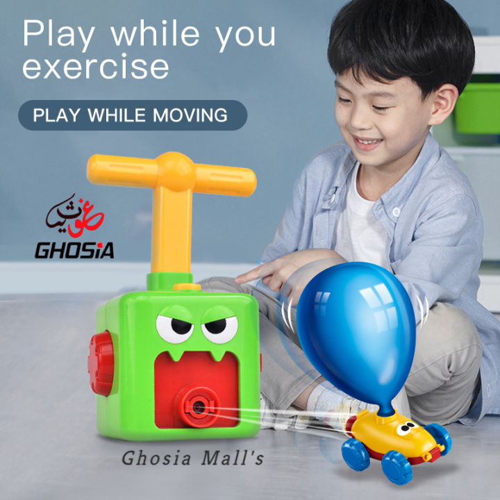 Air Powered Hand Push balloon Car For Kids | Daraz.pk