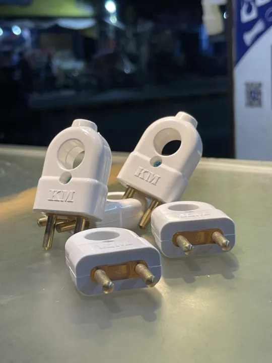 KM 2Pin Male Shoe | 2Pin Plug Male (Shoe) | Two Pin Shoe Plug for ...