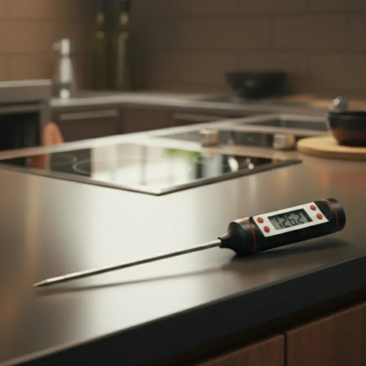 ADVANCED Digital Food Cooking Thermometer with Long Probe & LCD Display ...