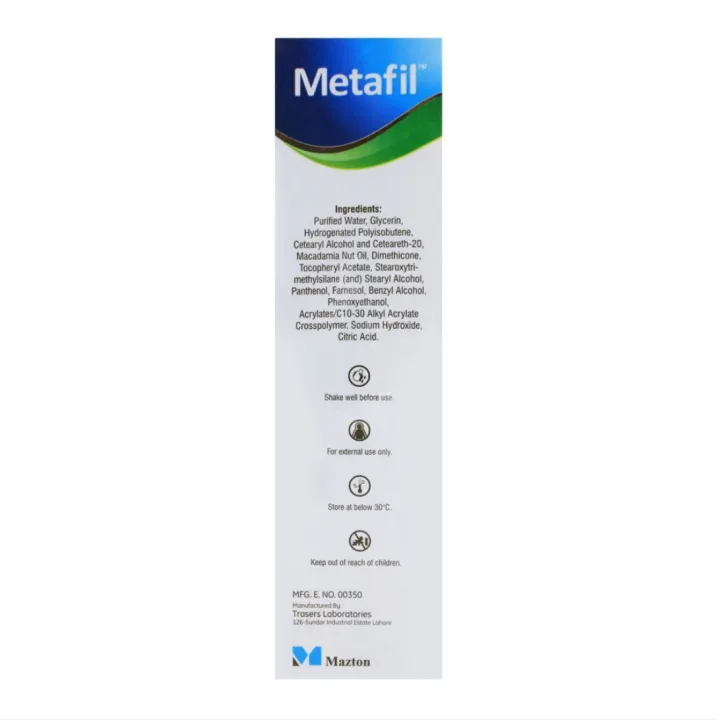 Metafil Moisturising Lotion | Gentle Hydration for All Skin Types ...