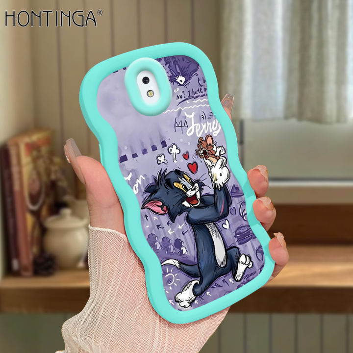 Hontinga for Samsung J7 2017 J7 Pro Back Cover Tom and Jerry Pattern ...