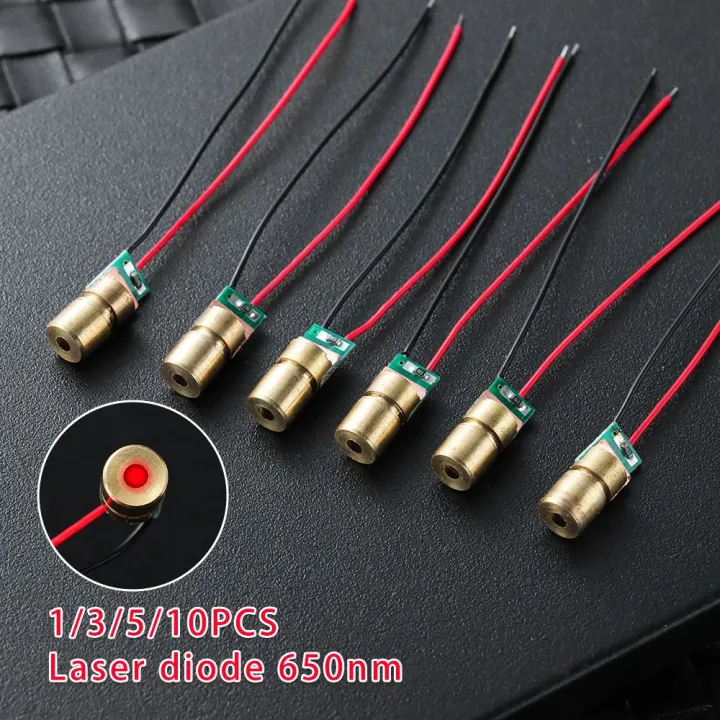 1/3/5/10pc Mini Red Sight 5 million watt Laser diodes Adjustable Lasers ...
