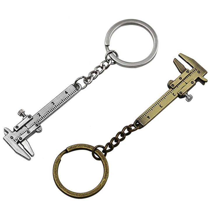 Creative Metal Movable Vernier Caliper 0-40mm Small Mini Key Chain ...