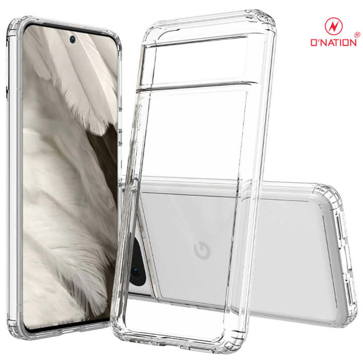 Google_ Pixel 8 Cover - ONation Crystal Series - Premium Quality Clear ...