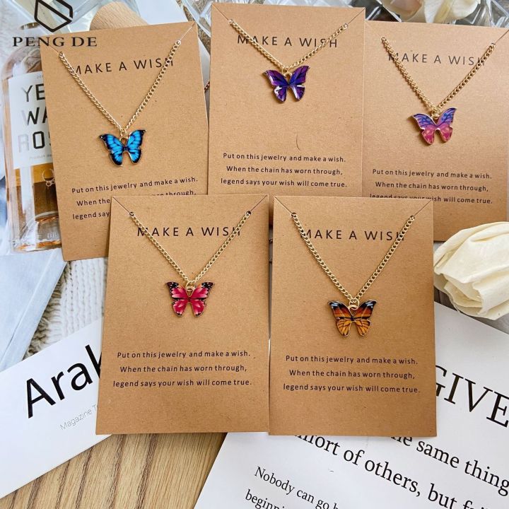 Gold Chain With Beautiful Butterfly Necklace For Women - Gold Chain ...