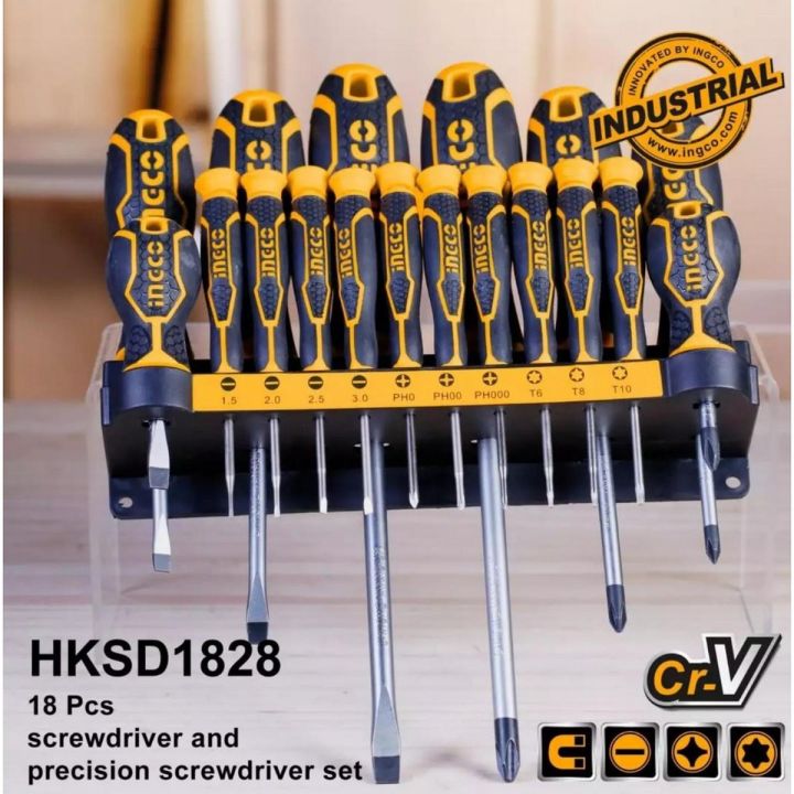 Ingco 18 Pcs Screwdriver Set with Stand | Daraz.pk