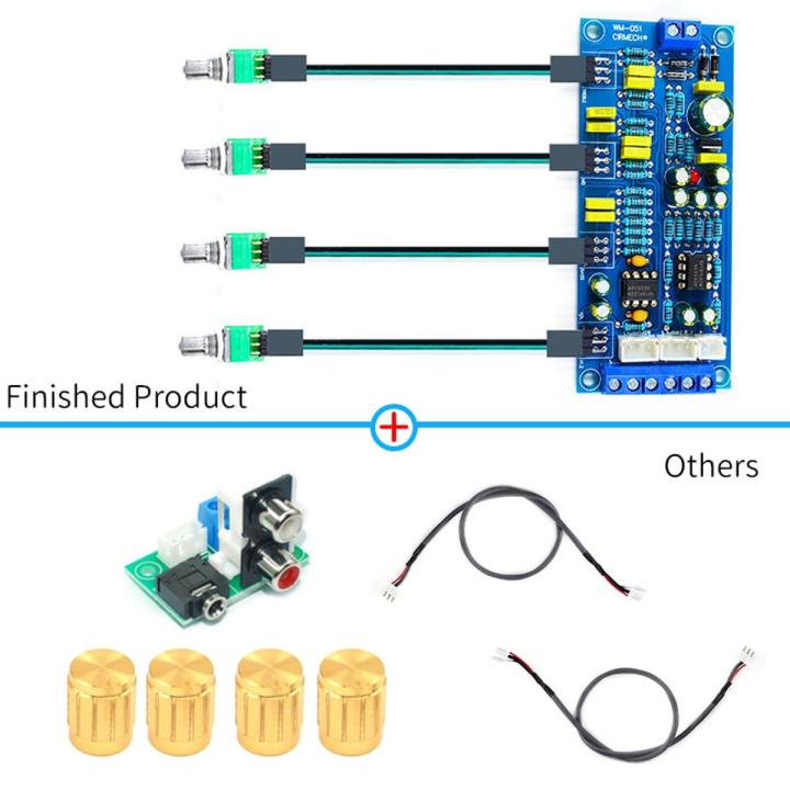 Tone board NE5532 OP-AMP HIFI Preamplifier Bass Treble Balance Volume ...