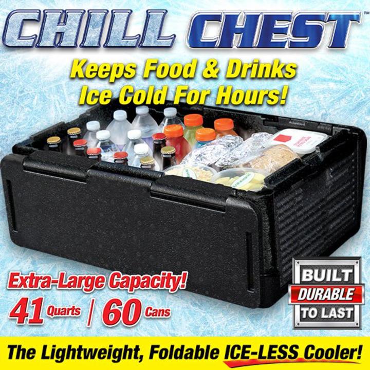 Chill Chest Cooler Car Insulated Box - Black | Daraz.pk