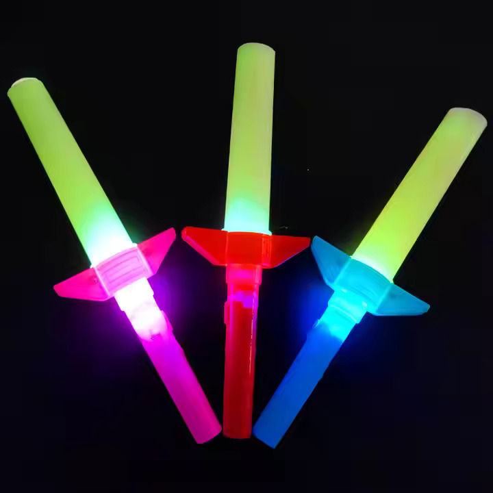 Light Up LED Swords Expandable Glow in Dark - Mini Glow Sticks 4 ...