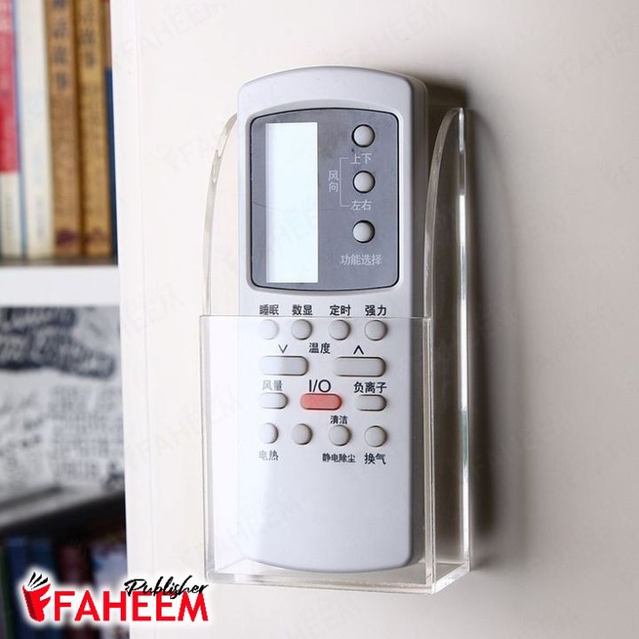 TV Air Conditioner Remote Control Organizer, Transparent Wall Holder ...