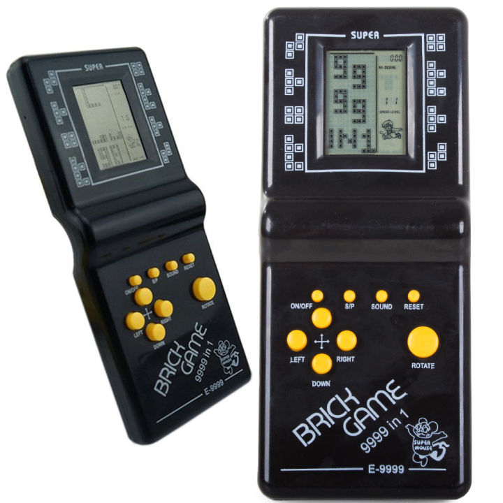 Childhood Classic Fun Tetris Hand Held LCD Electronic Game Toys Brick ...