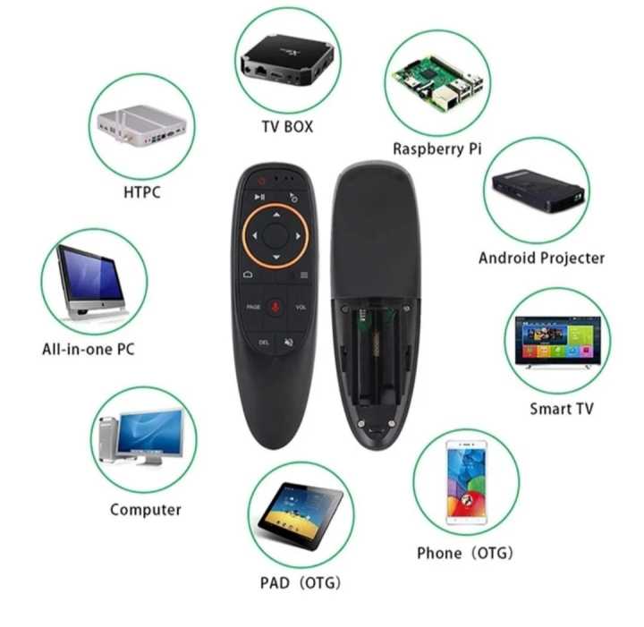 G10S backlit voice flying mouse 2.4G wireless remote control six-axis ...
