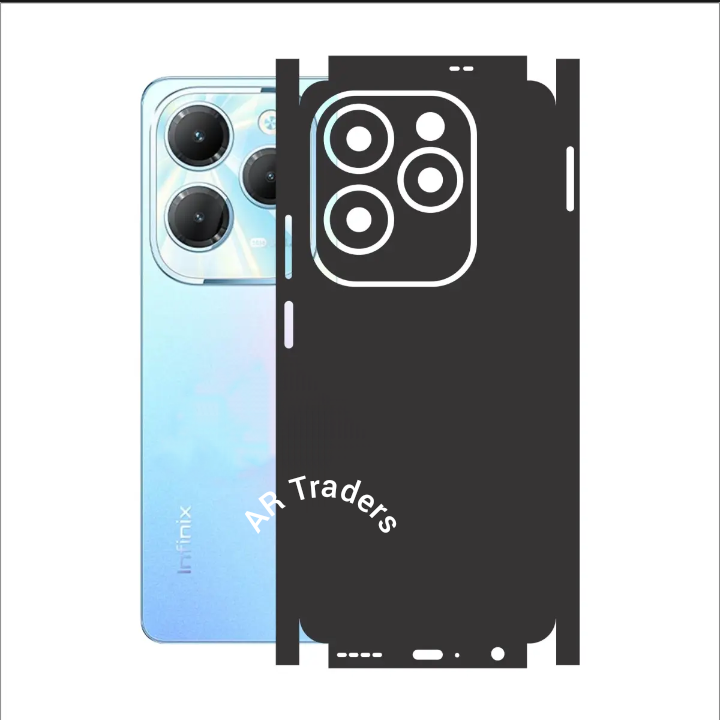 infinix hot 40 / 40Pro FULL BACK 360 premium Protection Skin Wrap full ...