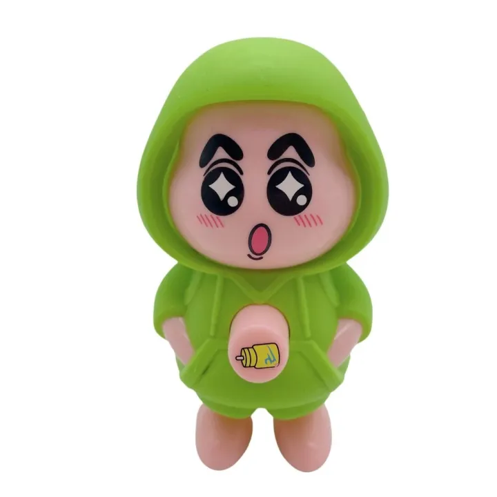 Collectible Model With Keychain Crayon Shin-chan Face Changing Doll ...
