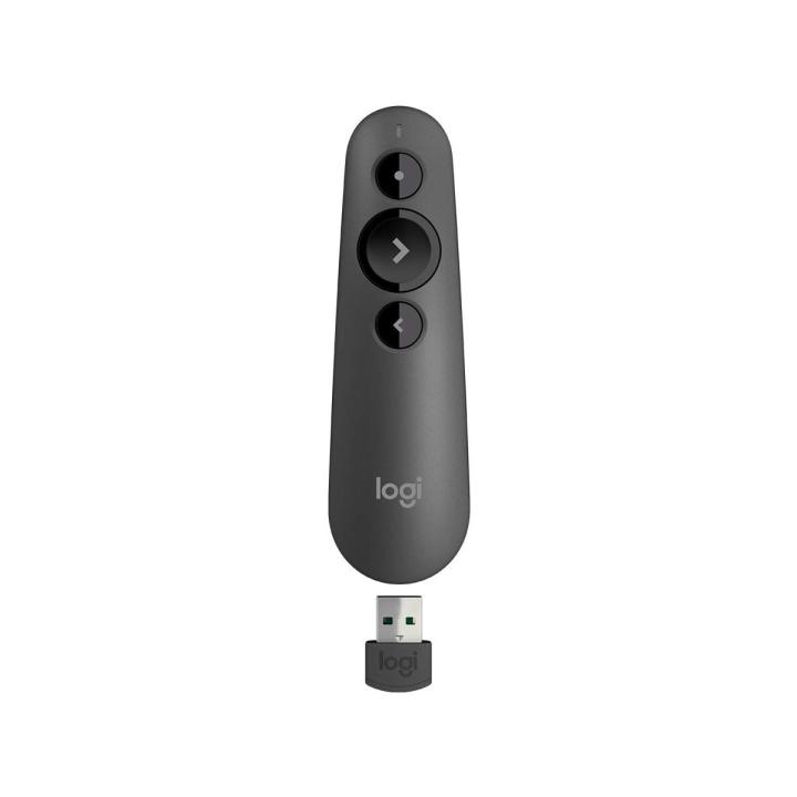 Logitech R500 Laser Presentation Remote Clicker with Dual Connectivity ...