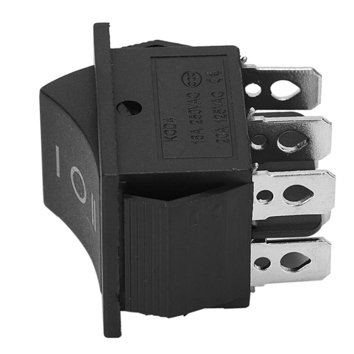 6-Terminals 3 Position ON/OFF/ON DPDT Boat Rocker Switch 16A 250VAC ...