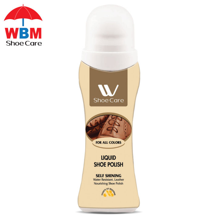 WBM Liquid Shoe Polish - For All Colors Instant Shine Neutral Shoe ...