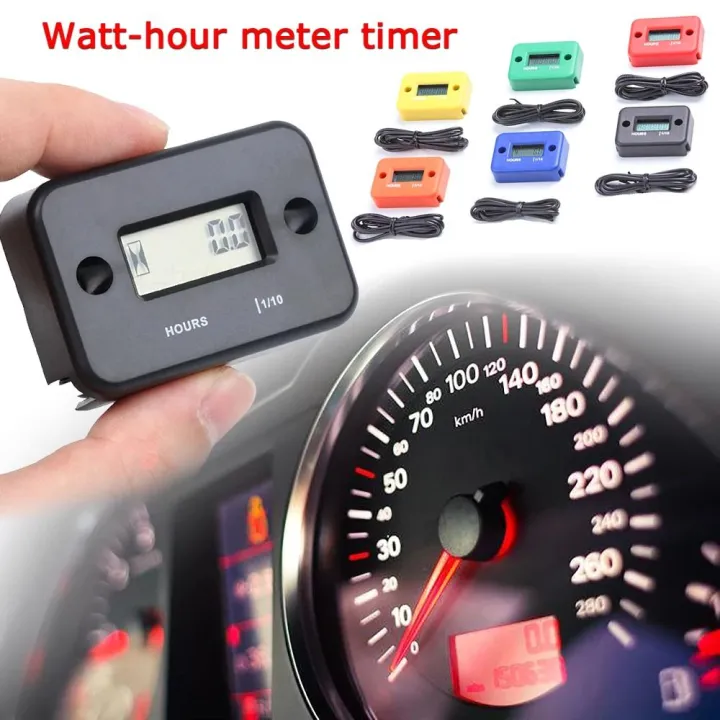 Small Accessories Electronic LCD Counter Digital Hour Meter Instruments ...