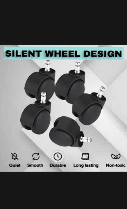 Wheels/tyres/caster set of 5 piece office chair/All type of Revolving ...