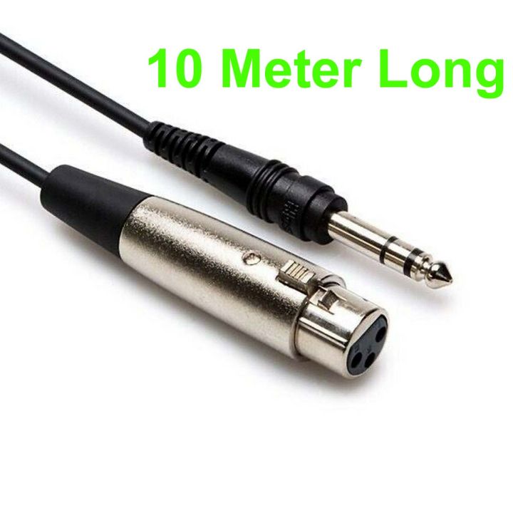 10 Meter Microphone Cable Pure Copper 100% Noise Freeeceptiopn Mic ...