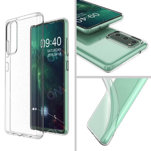 SAMSUNG S21 S21 ULTRA S21 PLUS S21 FE Flexible Soft Slim Jelly Case ...