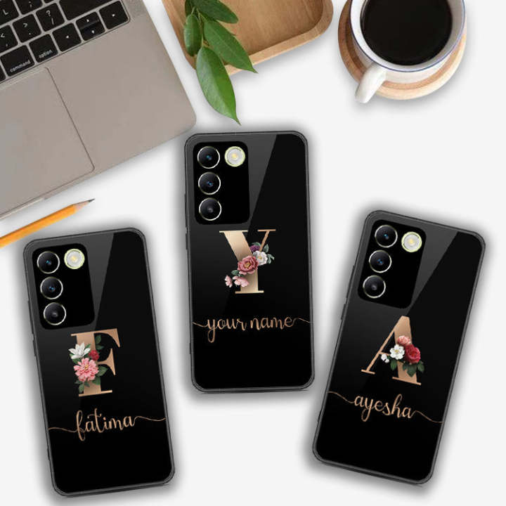 Vivo_ V30 Lite 4G Cover- Personalized Alphabet Series - HQ Ultra Shine ...
