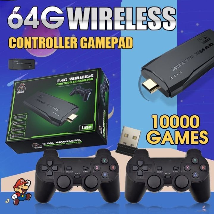 New M8 Retro Consoles Game 4K 2.4G | 12,000 + Games | 64GB Retro ...